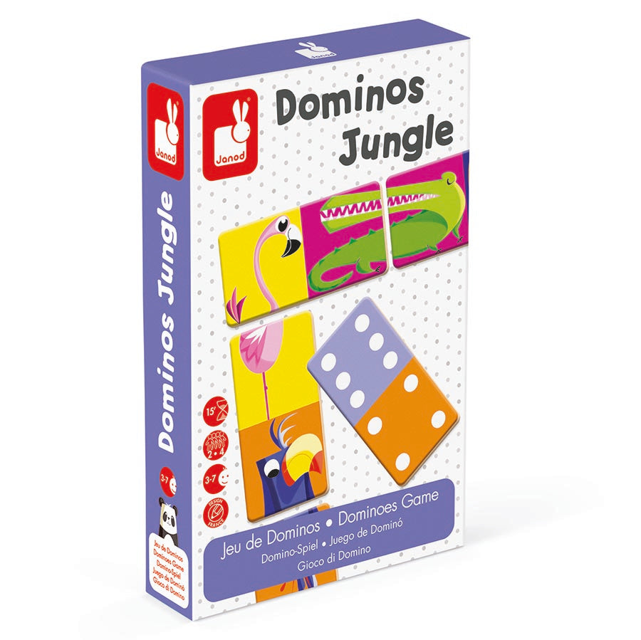 JANOD - GIANT DOMINOES: JUNGLE – Treetop Toy Shop