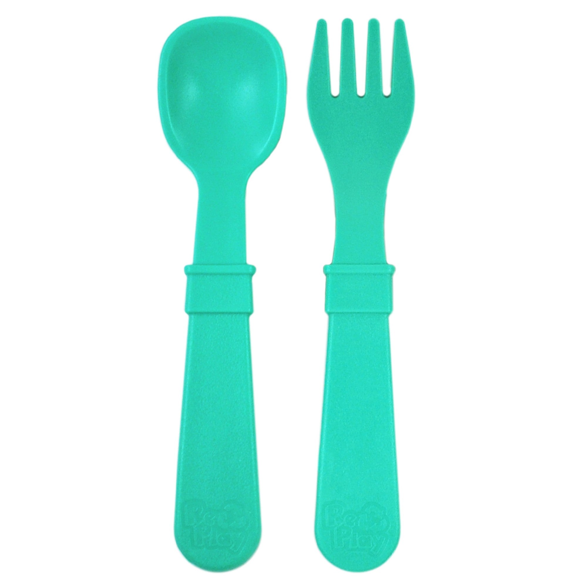 RE PLAY - FORKS AND SPOONS: AQUA FORK – Treetop Toy Shop