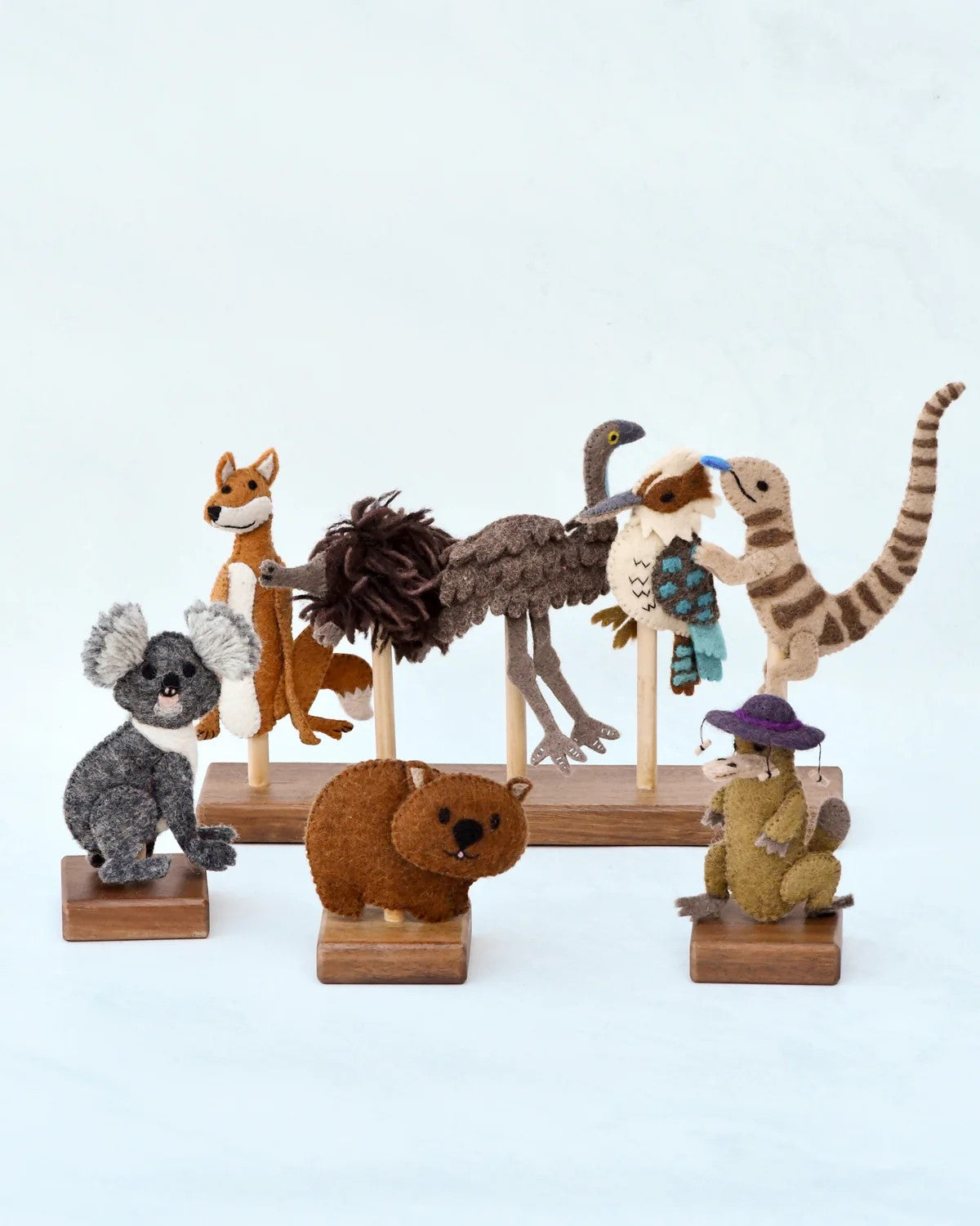 TARA TREASURES - FINGER PUPPET SET: WOMBAT STEW – Treetop Toy Shop