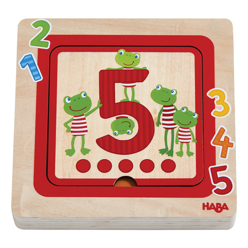 HABA - 5 LAYER PUZZLE COUNTING – Treetop Toy Shop