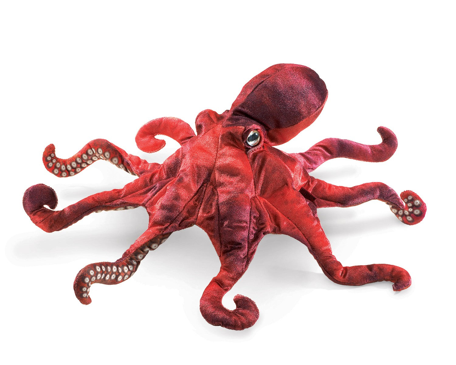 FOLKMANIS - RED OCTOPUS PUPPET – Treetop Toy Shop