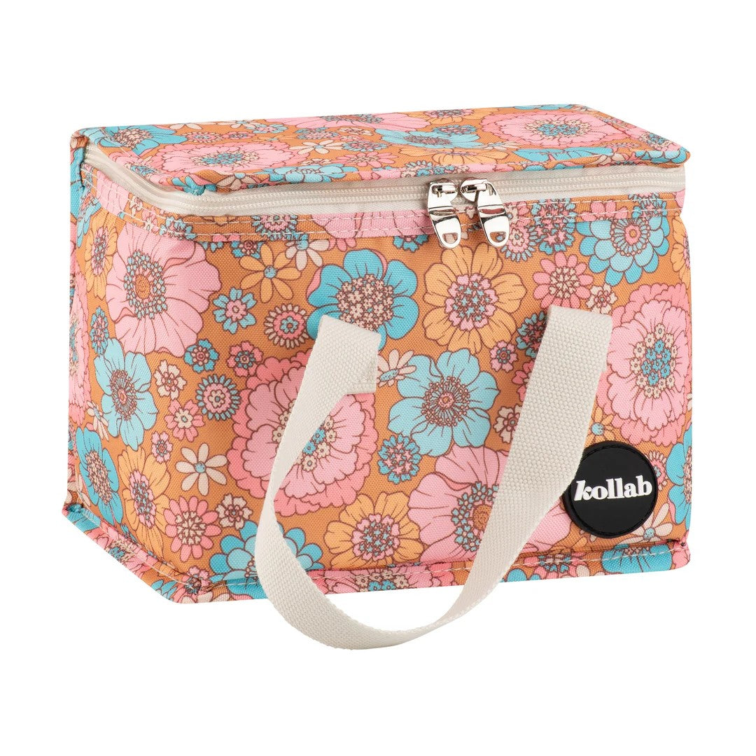 KOLLAB - LUNCH BOX: RETRO AQUA FLORAL – Treetop Toy Shop