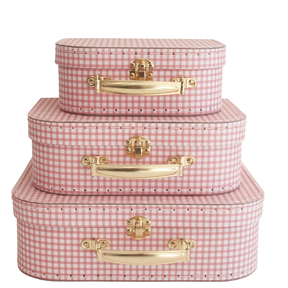 ALIMROSE - KIDS CARRY CASE SET: ROSE GINGHAM – Treetop Toy Shop