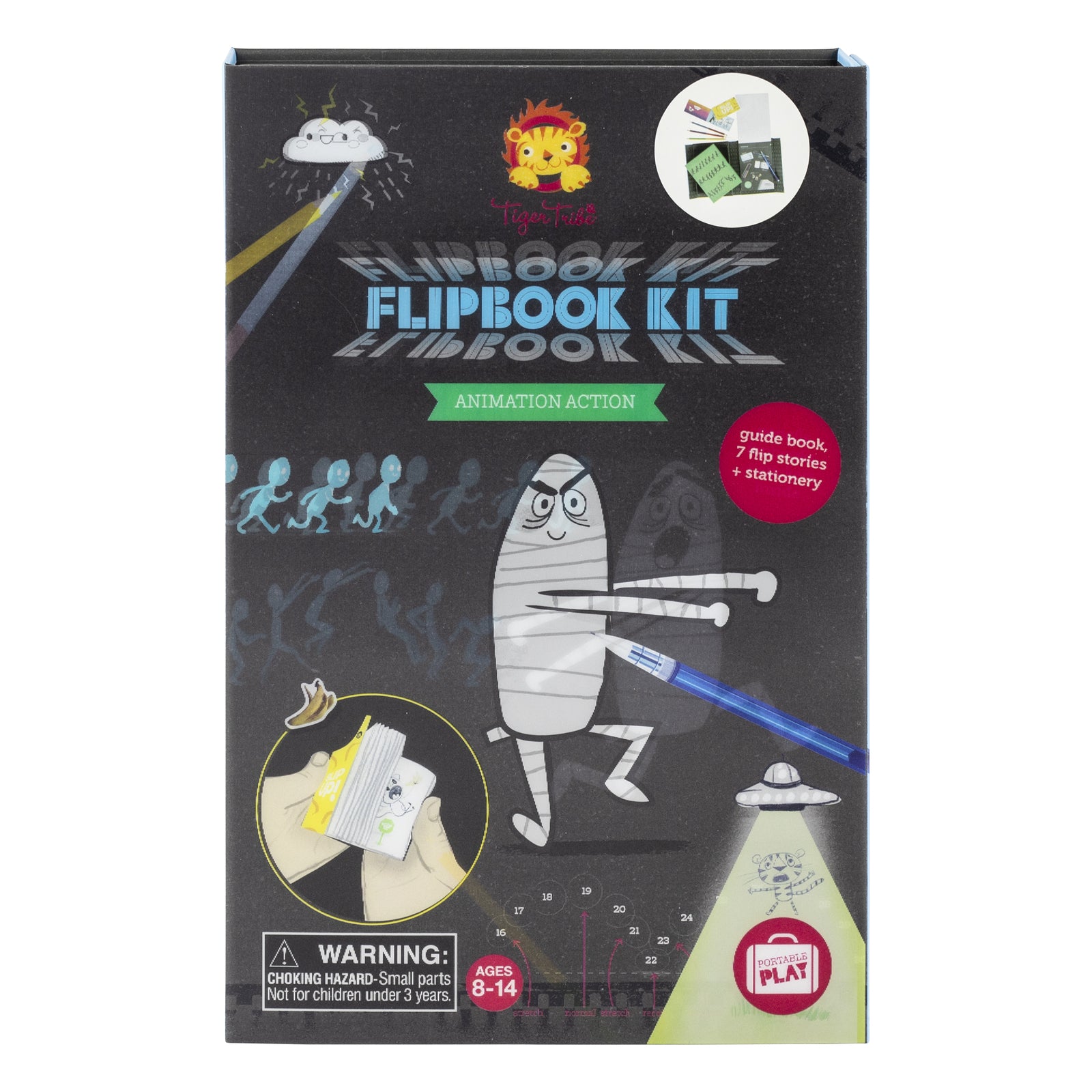 TIGER TRIBE - DRAWING: FLIPBOOK KIT ANIMATION – Treetop Toy Shop