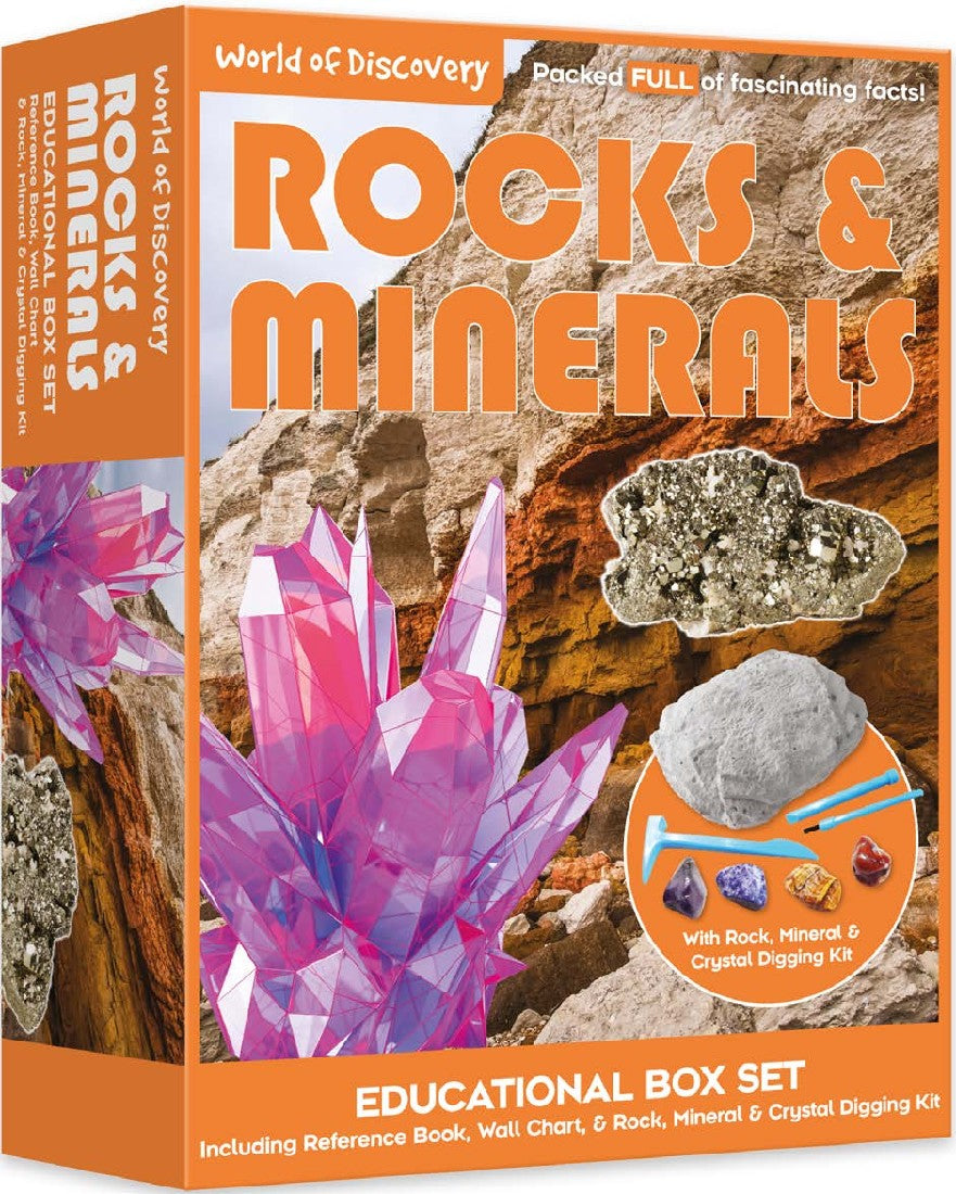 WORLD OF DISCOVERY - ROCKS AND MINERALS BOX – Treetop Toy Shop